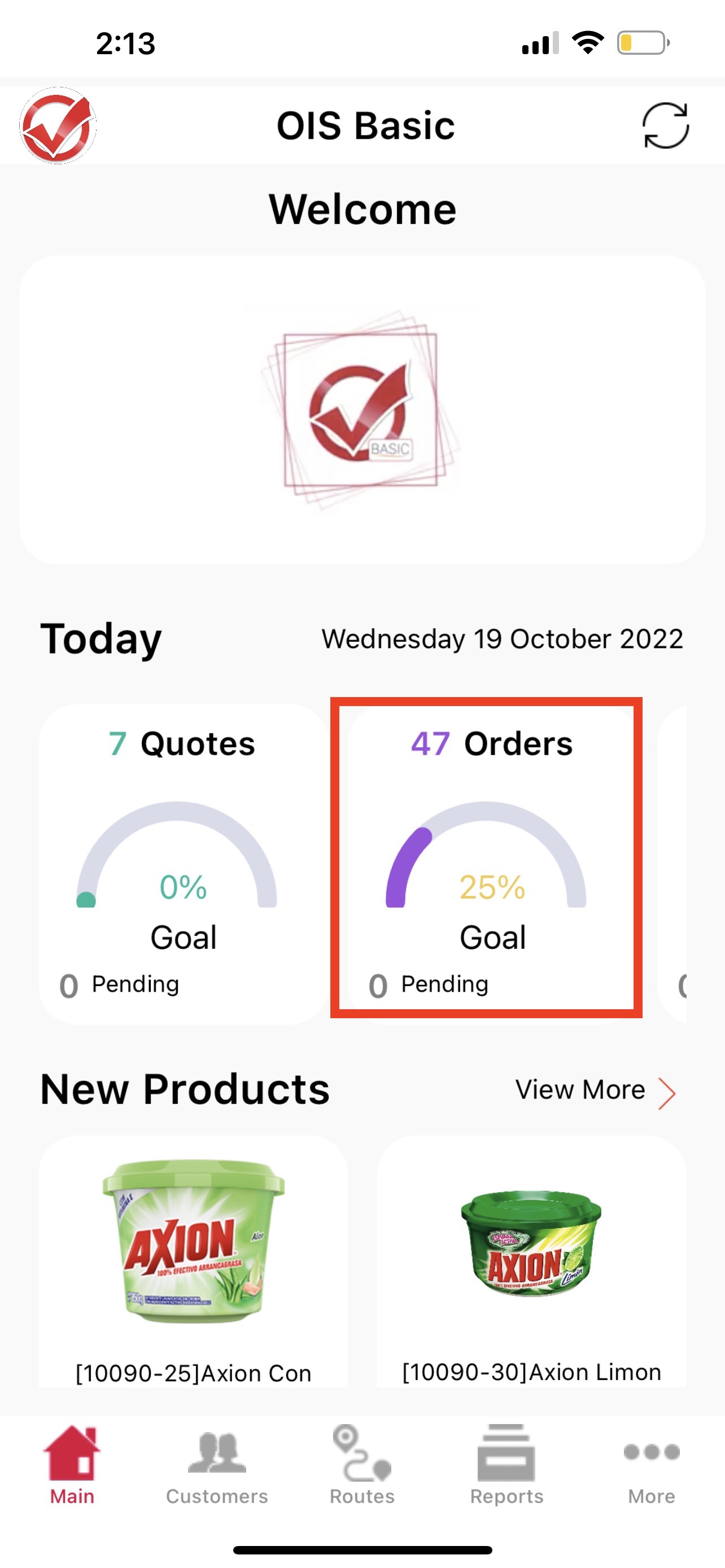 How to see previous orders on OIS Basic – OIS Support