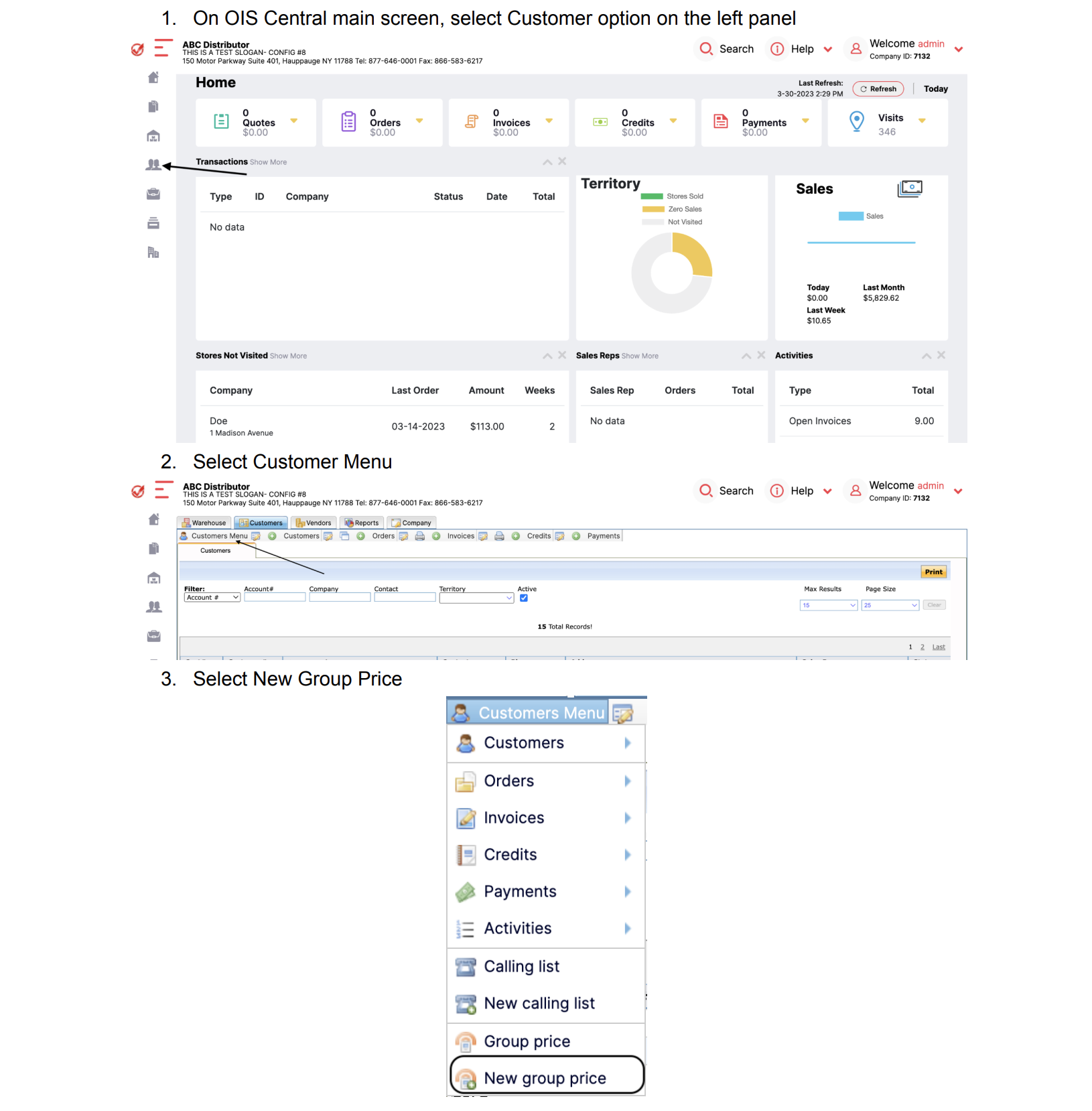 HOW TO CREATE A GROUP PRICE IN OIS CENTRAL – OIS Support