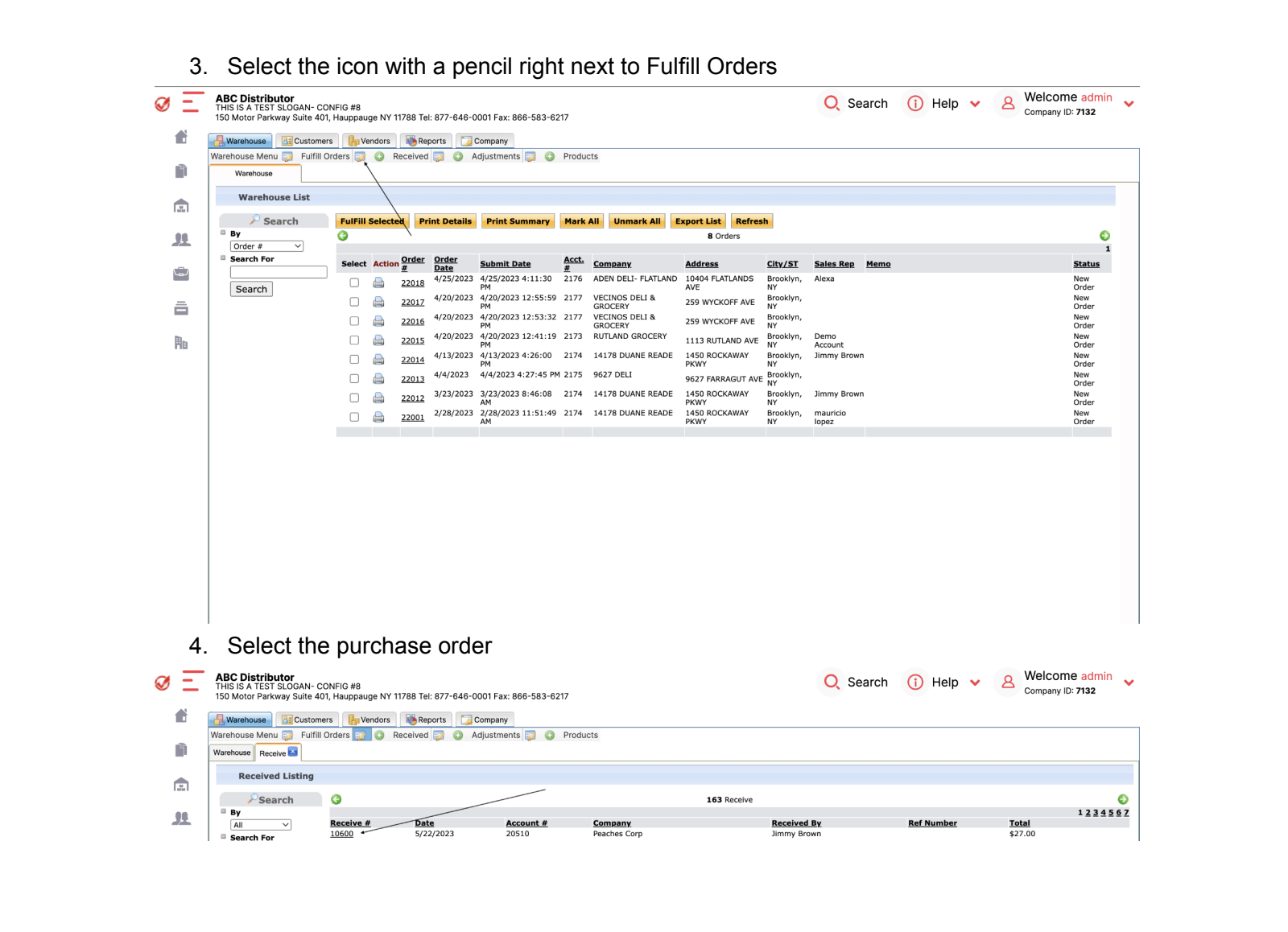 How to void a received Purchase Order – OIS Support