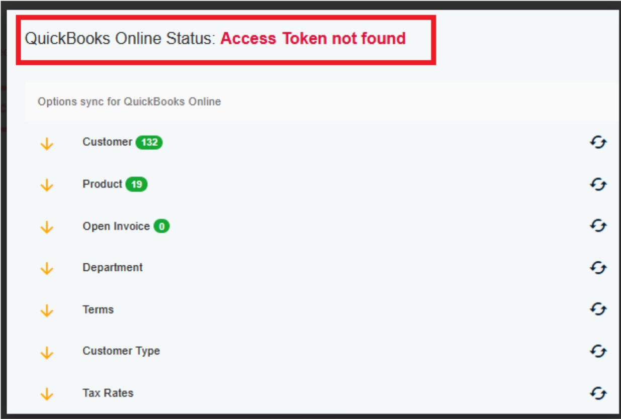 Issue Access Token Not Found. – OIS Support